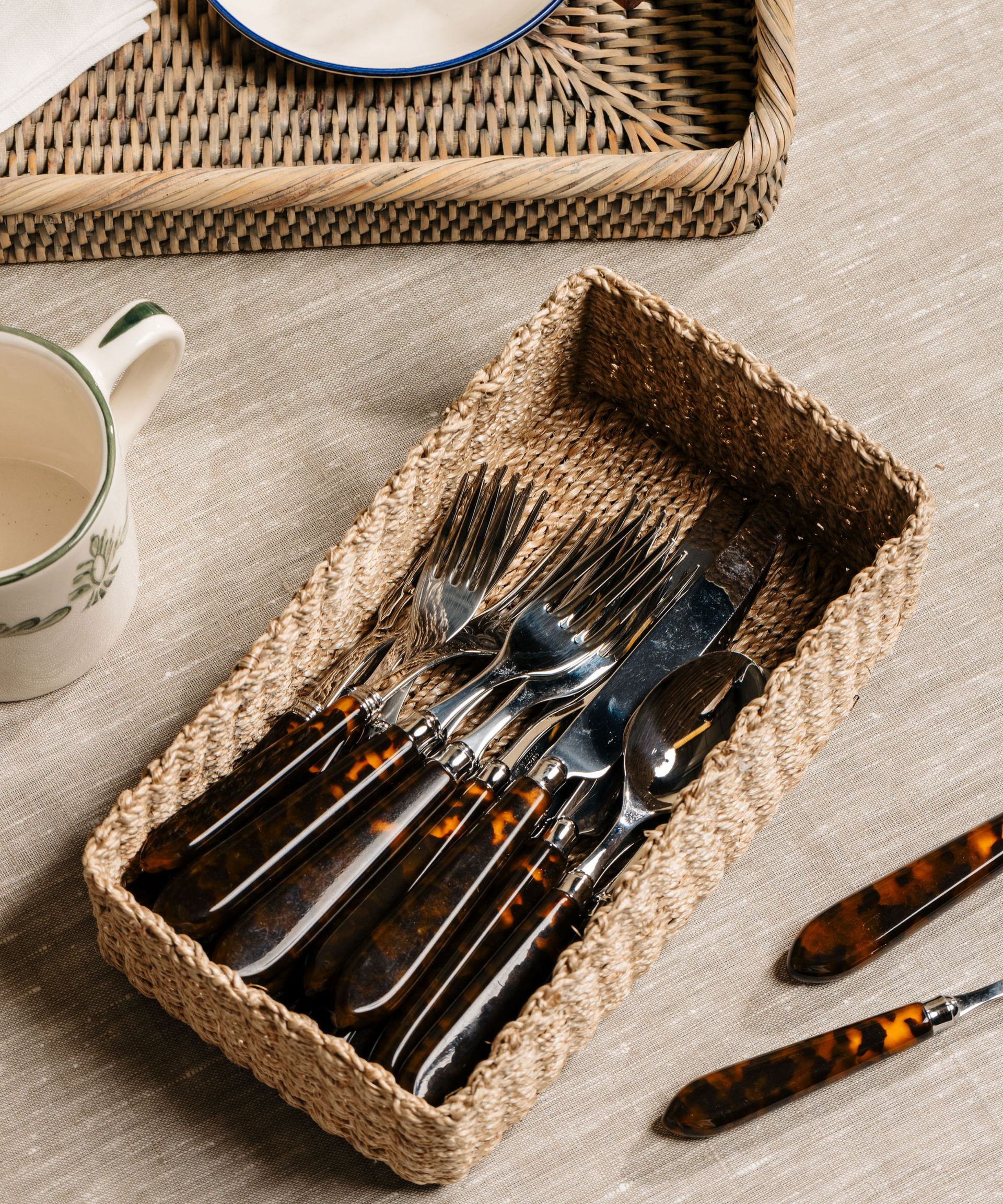 Classic Cutlery Set, Tortoiseshell | REBECCA UDALL – Rebecca Udall