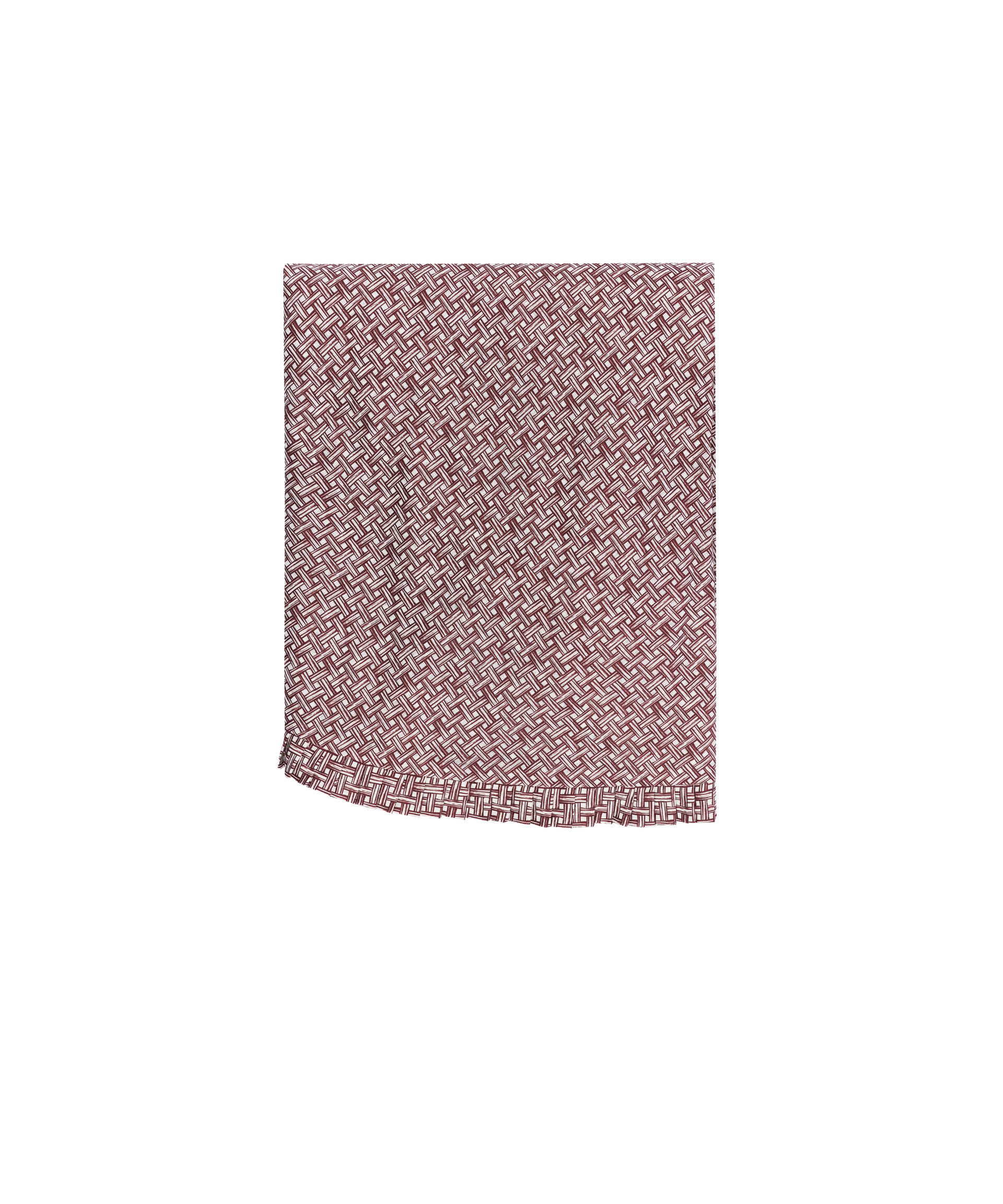 Basketweave Table Linens, Burgundy – Rebecca Udall