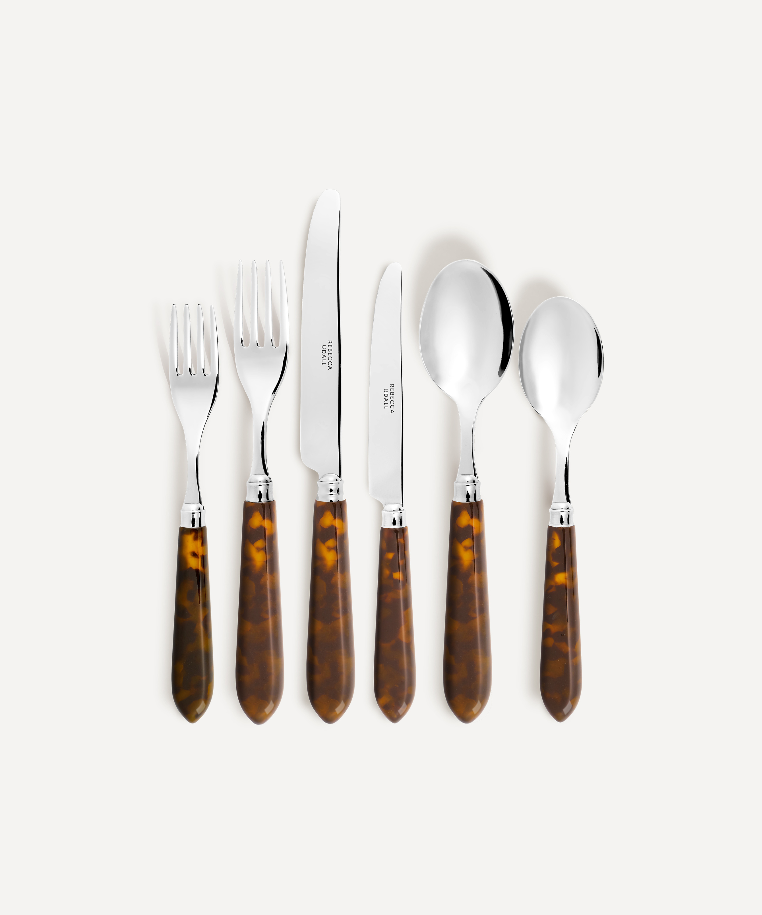 Classic Cutlery Set, Tortoiseshell | REBECCA UDALL – Rebecca Udall