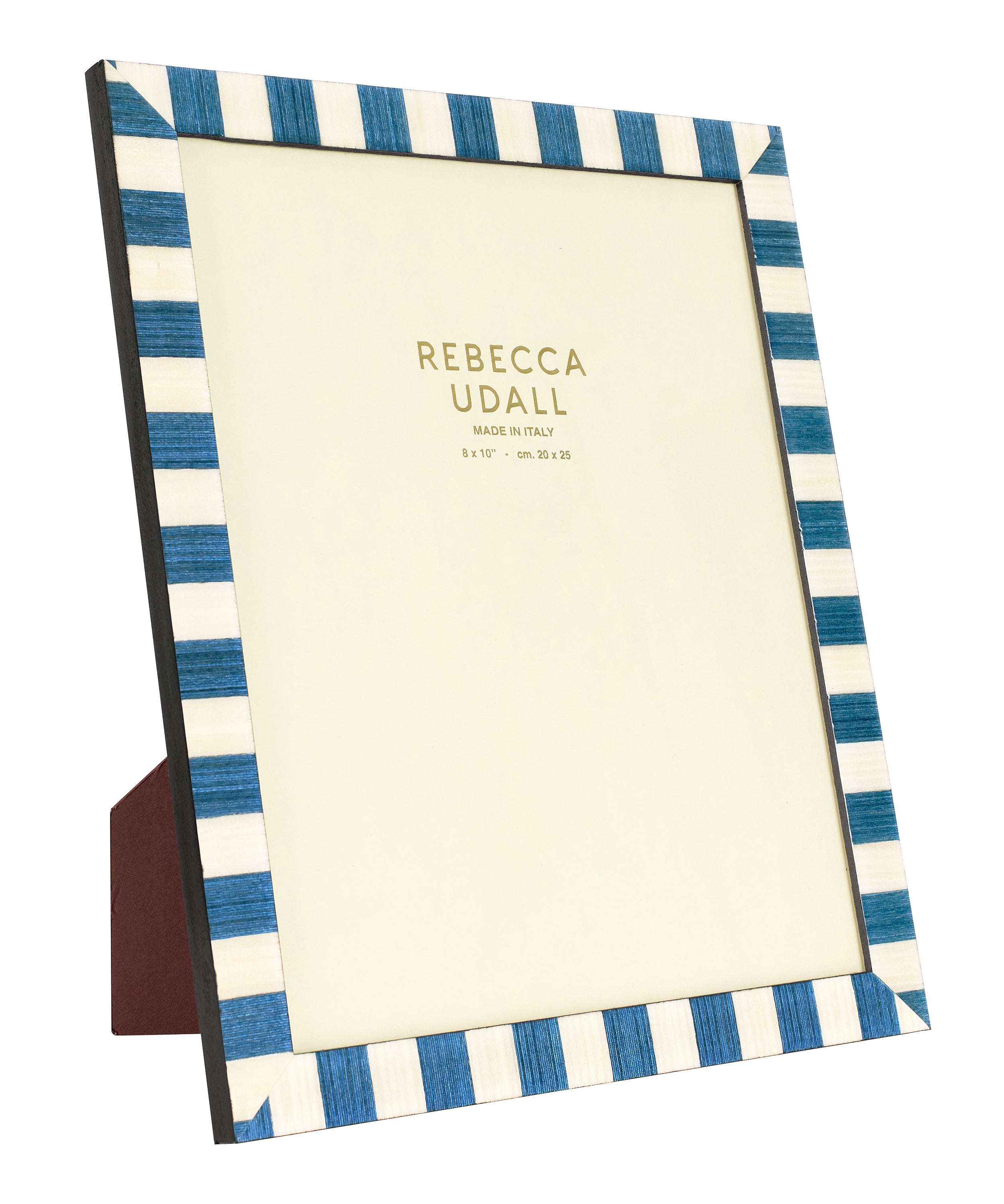Delilah Striped Photo Frame, Navy | REBECCA UDALL – Rebecca Udall
