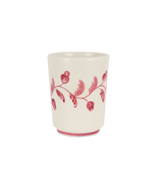 Iris Ceramic Cup, Raspberry – Rebecca Udall