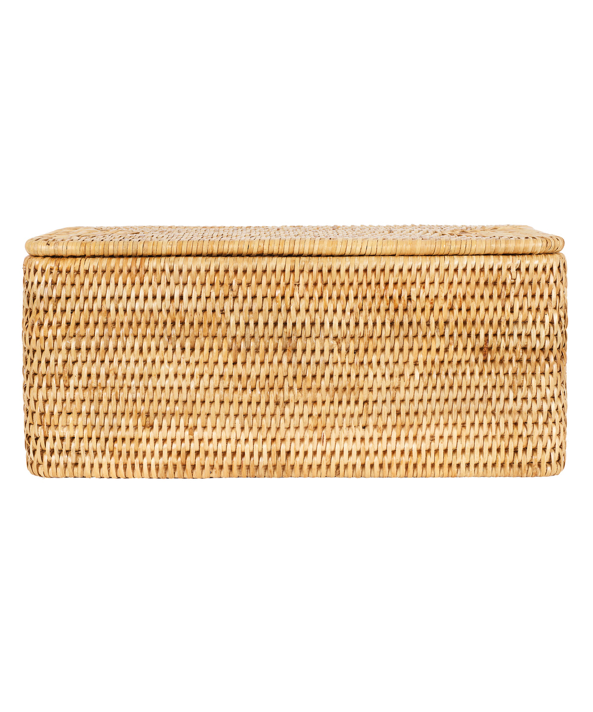 Rattan Lidded Bathroom Storage Box, Natural | REBECCA UDALL – Rebecca Udall