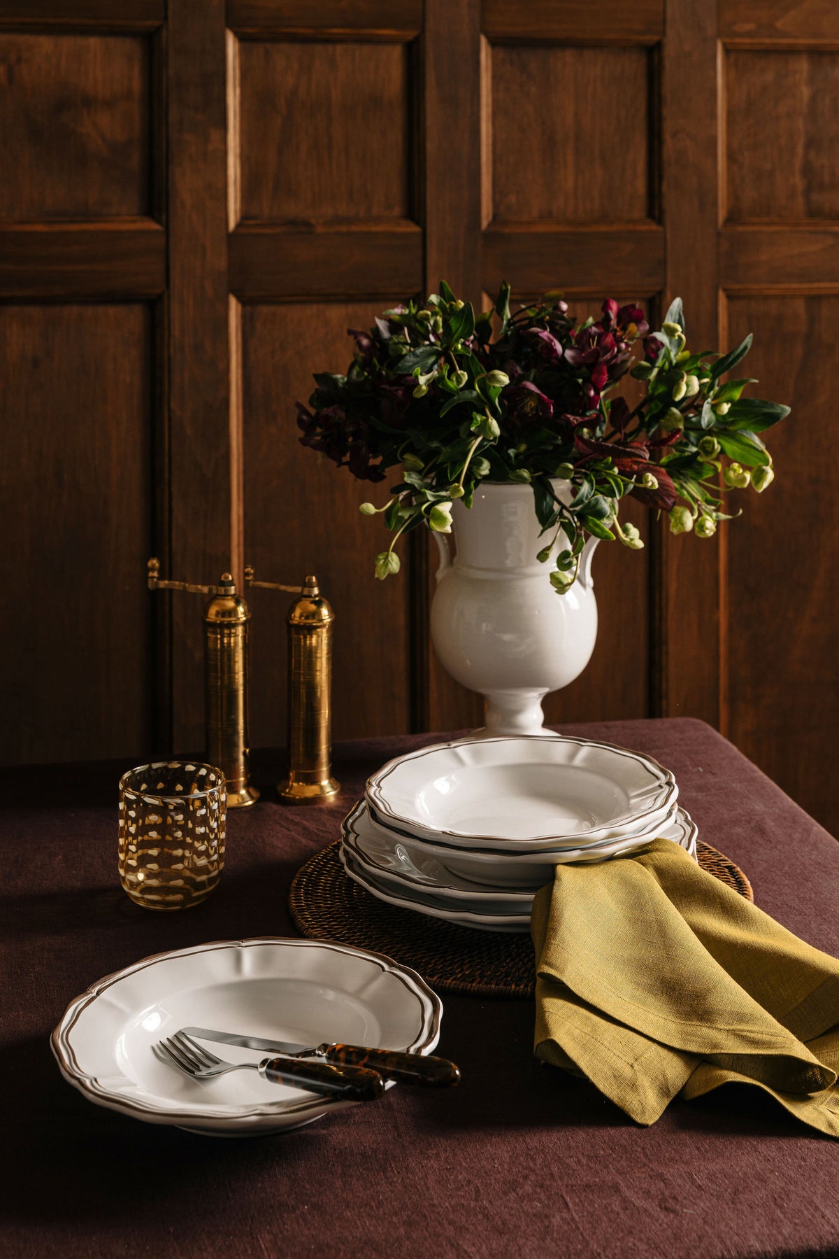 Classic Linen Table Linens, Chartreuse – Rebecca Udall