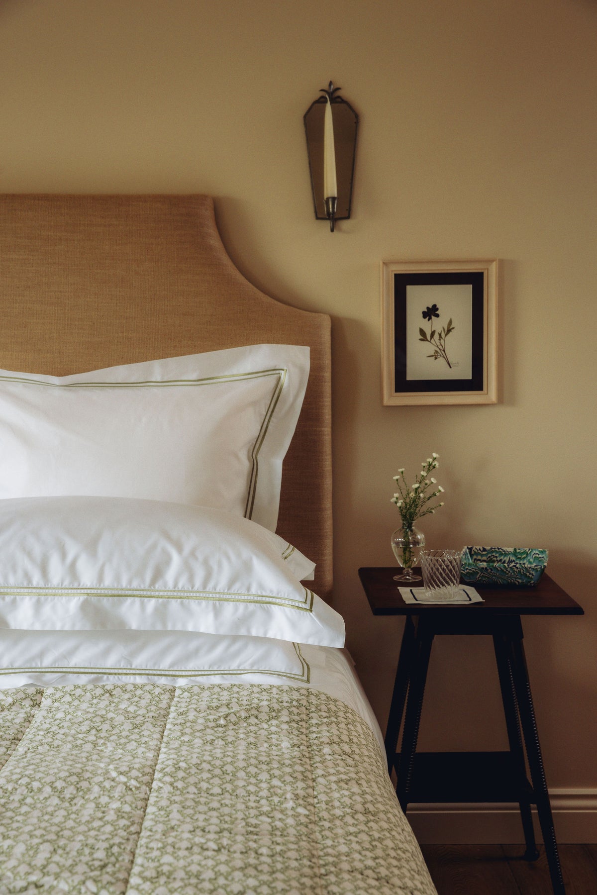 Pair of Evora Double Row Corded Pillowcases, Sage – Rebecca Udall