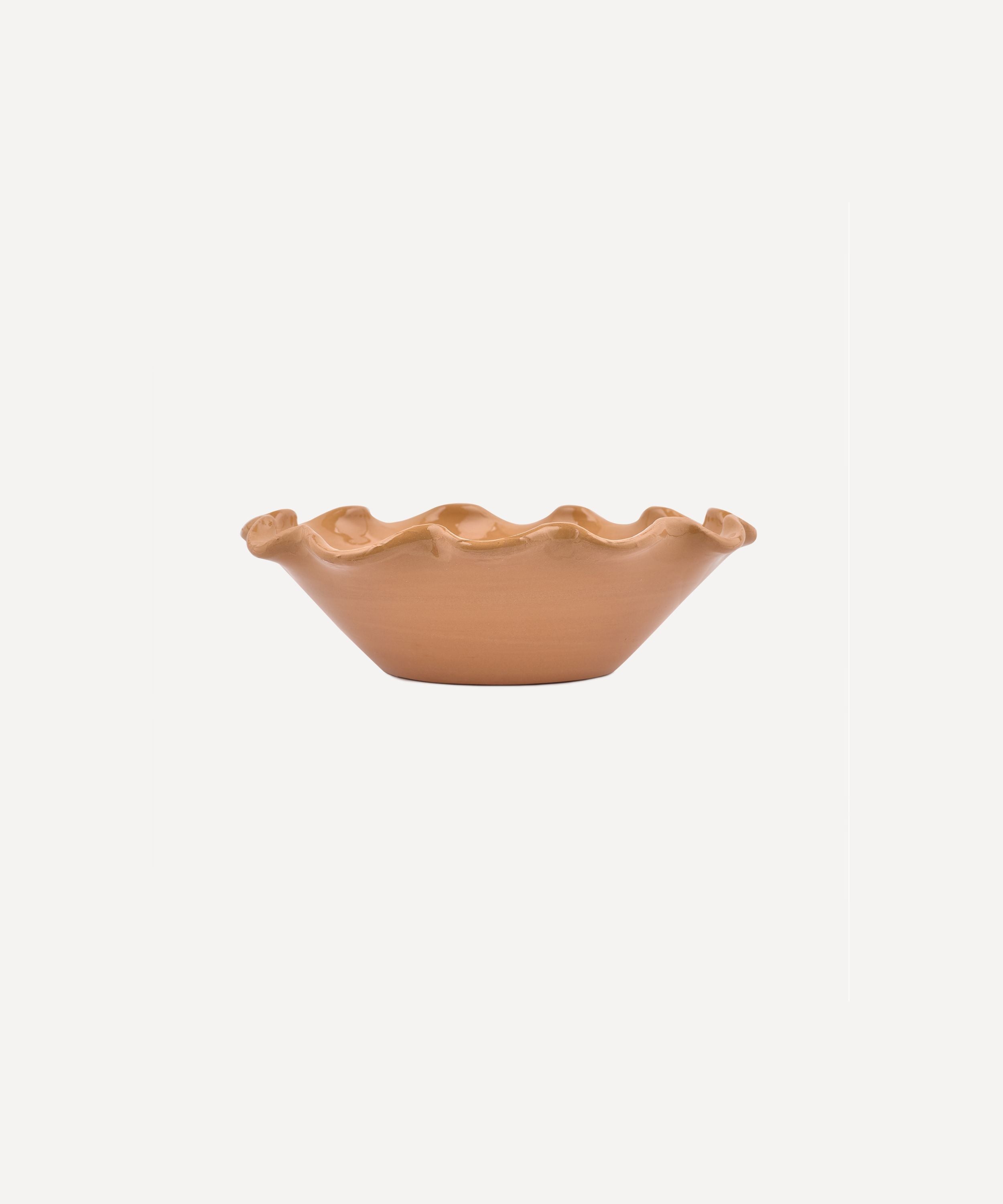 Ruffle Ceramic Bowl, Terracotta | REBECCA UDALL – Rebecca Udall