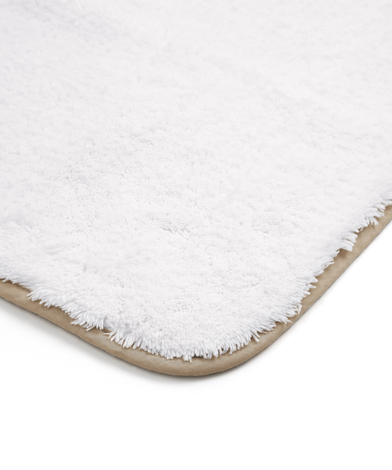 Straight Piped Bath Mat Taupe REBECCA UDALL Rebecca Udall