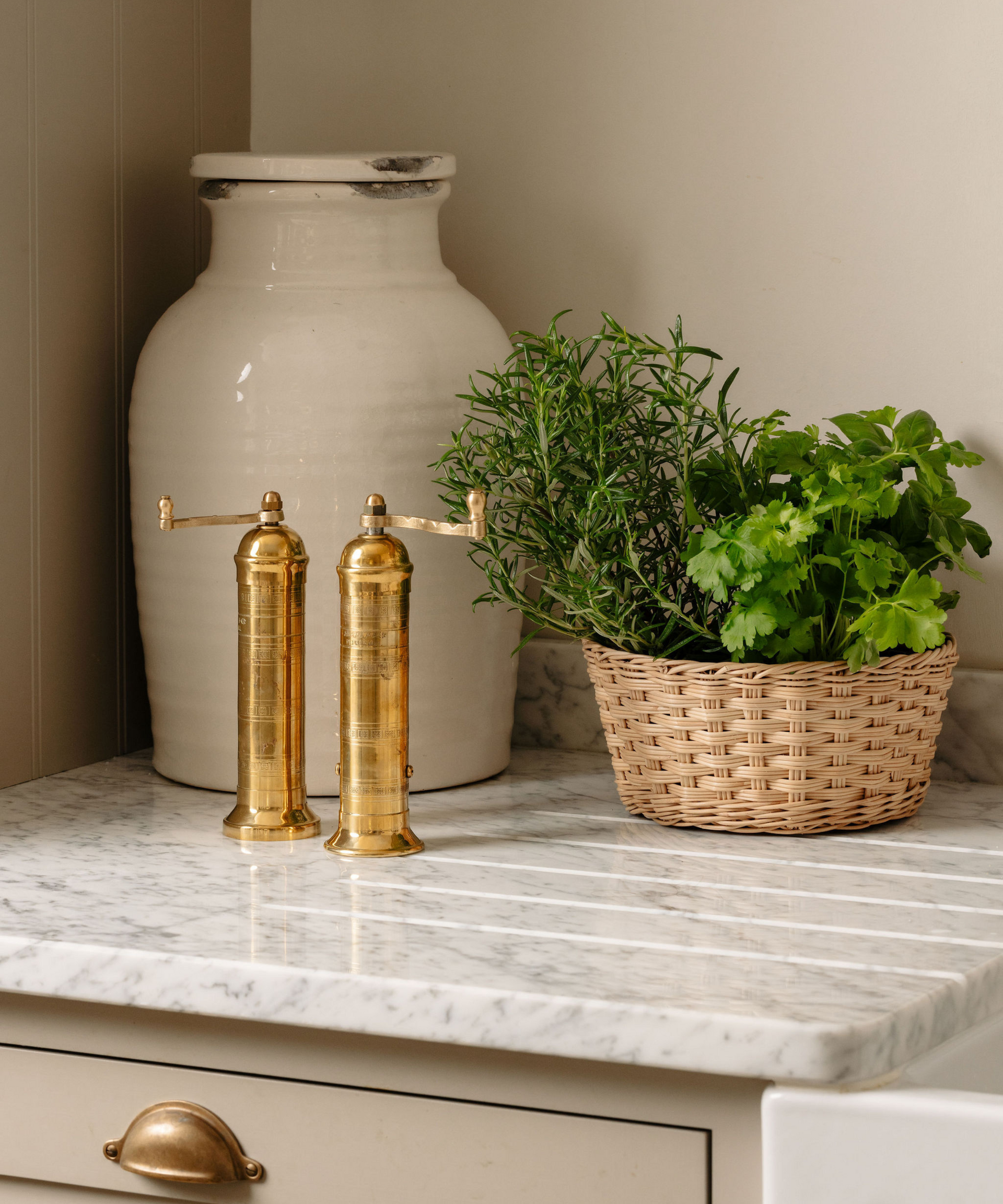 Brass Pepper & Salt Mill Set | REBECCA UDALL – Rebecca Udall