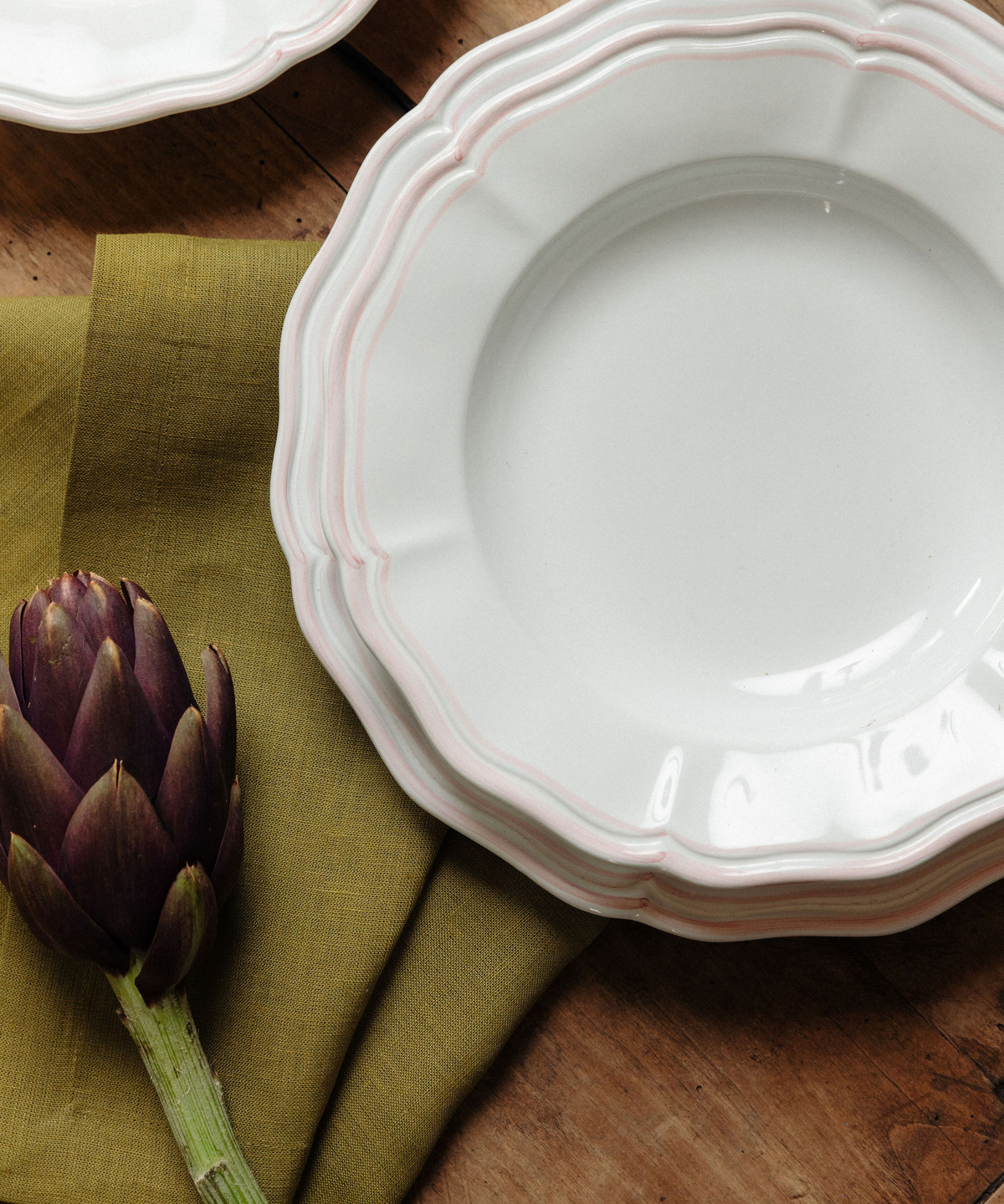 Classic Linen Table Linens, Chartreuse – Rebecca Udall