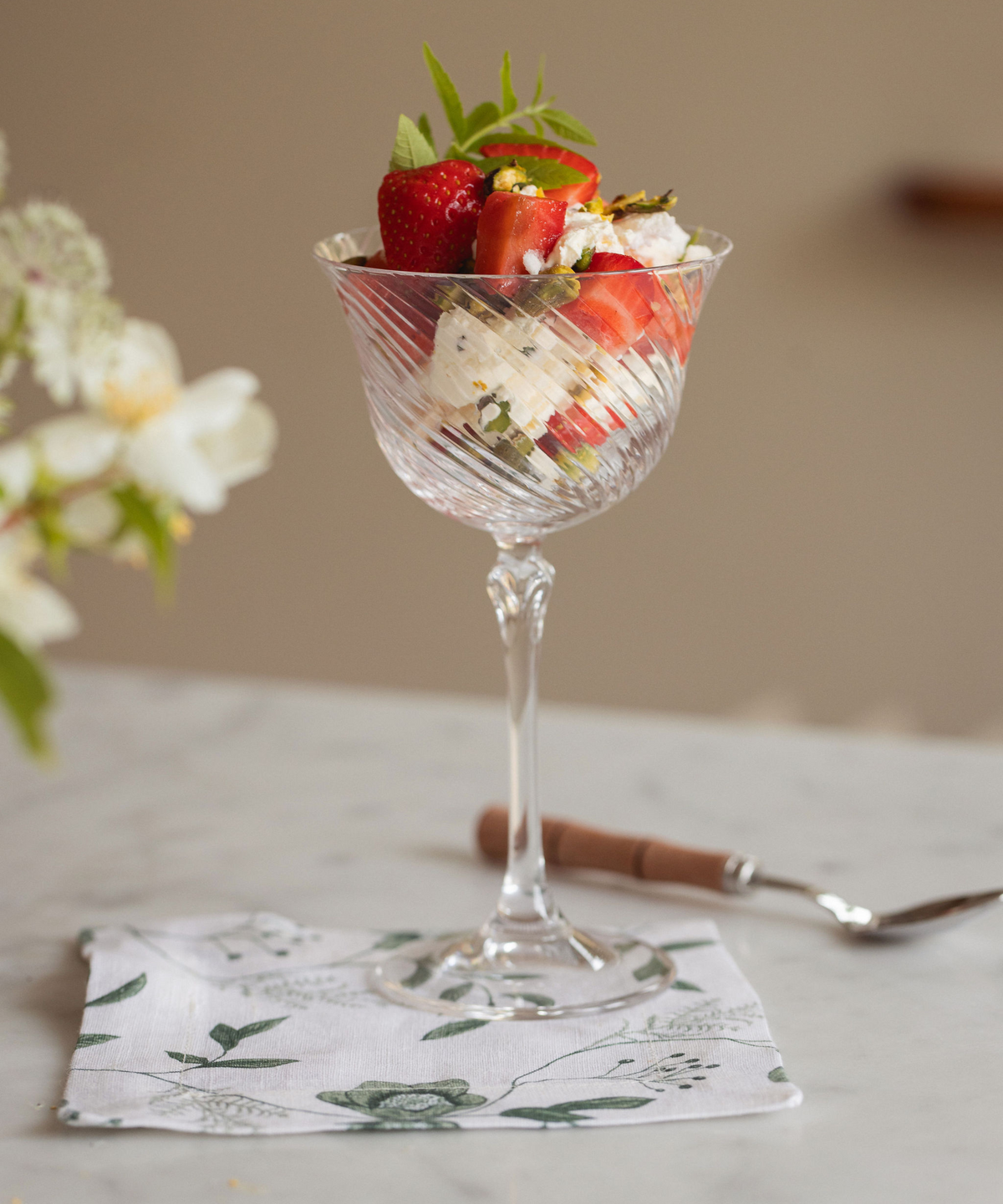 Set of 6 Julia Twisted Cut Crystal Coupes | REBECCA UDALL – Rebecca Udall